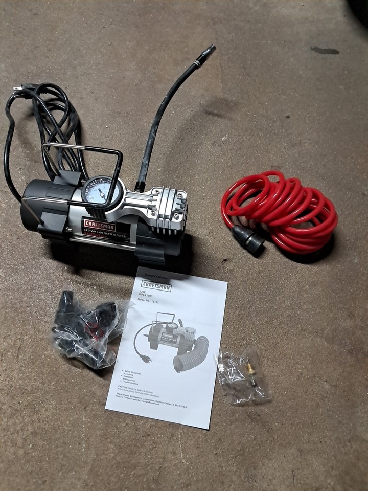 Craftsman 120V Inflator (Model # 75121) Open Box In New Condition | eBay