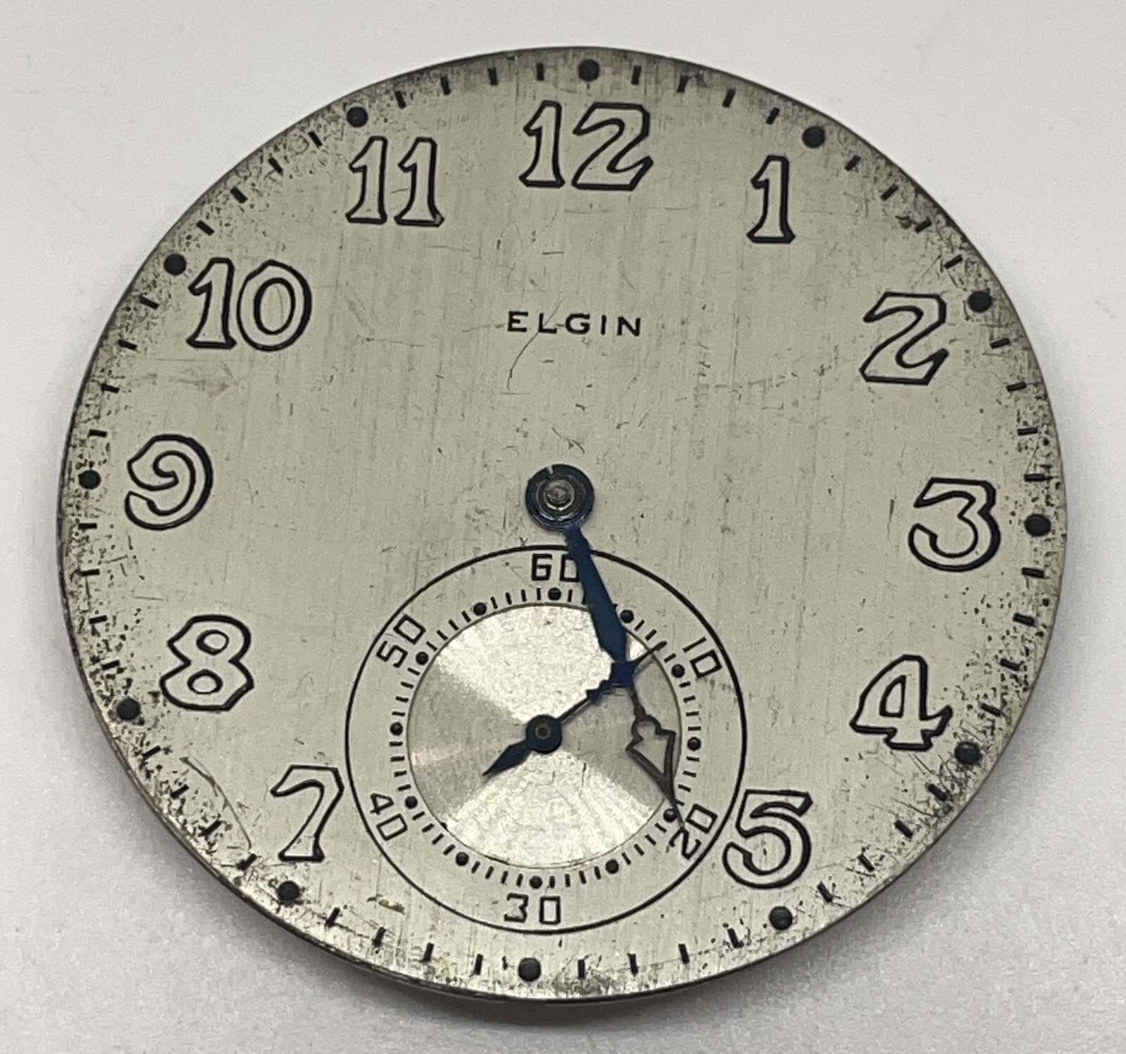 ELGIN POCKET WATCH MOVEMENT 12s 1927 Adjusted 17 Jewe… - Gem