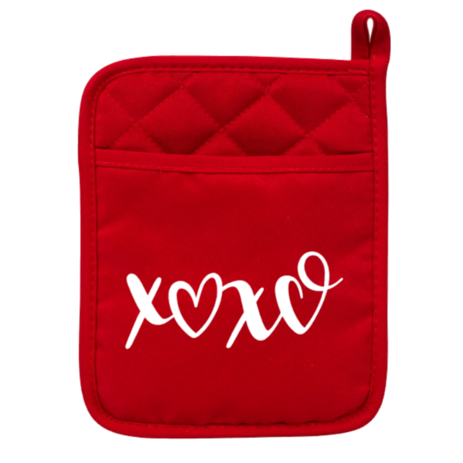 XOXO Red Pot Holder Set Valentine's Day Heart Decor 9x7 Hot Pads ...
