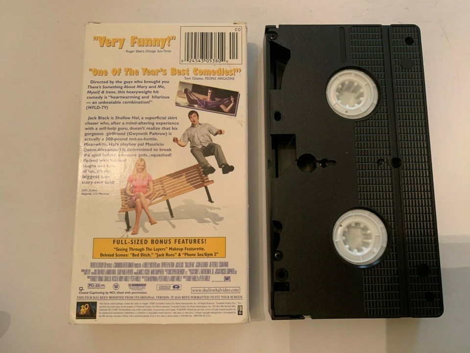 2001 Shallow Hal VHS Video Tape Jack Black | eBay