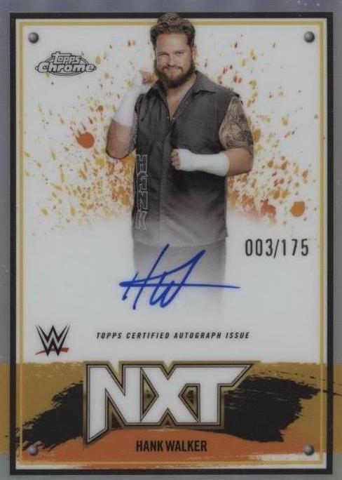 2025 Topps Chrome WWE - Nxt Autographs Hank Walker #NXT-HWK Refractor /175 (AU) for sale online ...