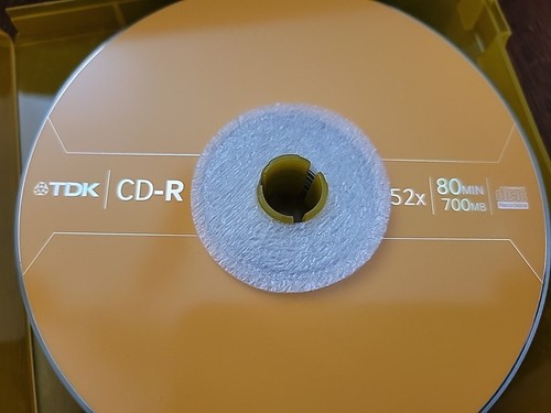 (7) 10 TDX CD-R 80min 700MB (5) 52x & (2) 1-4x Blank With Plastic Case ...