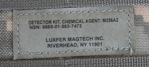 Authentic & Current Military Detector Kit, Chemical Agent, M256, U.S ...