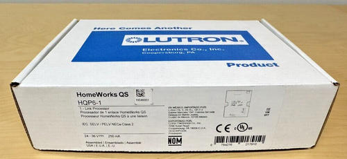 Lutron HQP6-1 Homeworks QS P6 Processor HQP6 1 NEW BOX SHIPS TODAY ...
