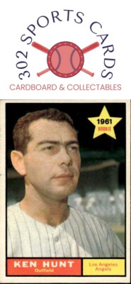 1961 Topps #156 Ken Hunt | eBay