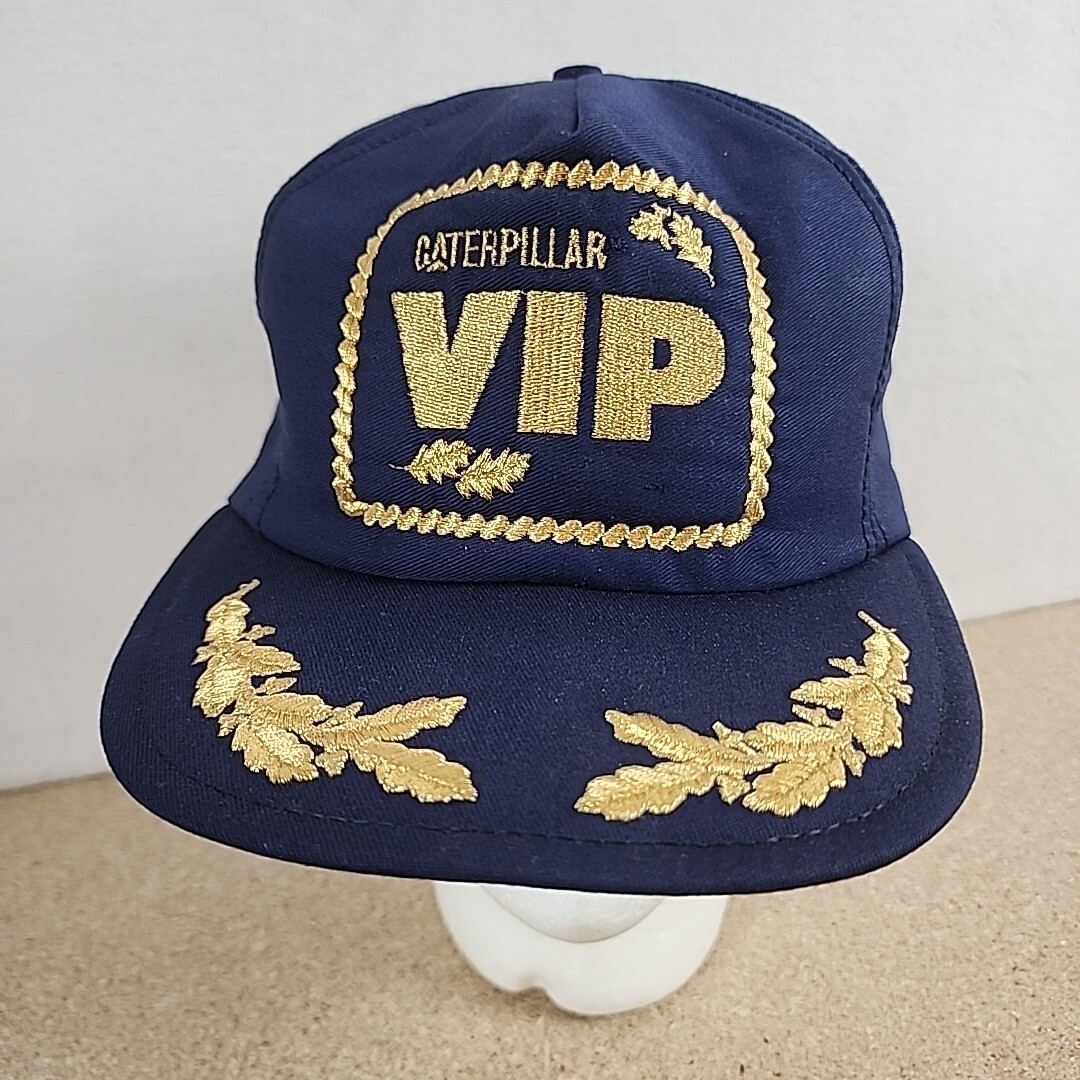 Vintage CAT Caterpillar VIP Scrambled Eggs Gold Leave… - Gem