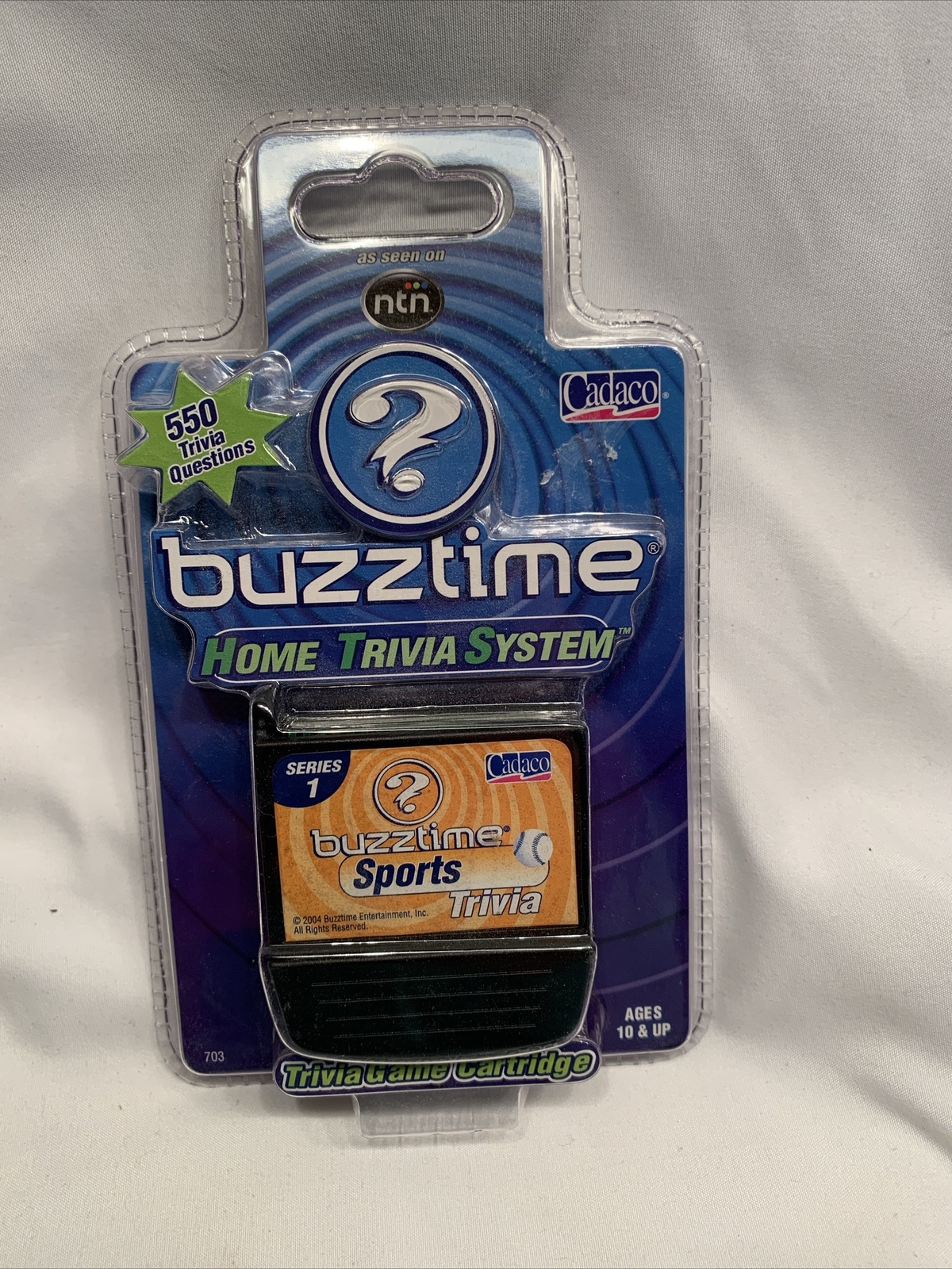 Cadaco Buzztime Home Trivia System Game Cartridge TV Trivia Series 1 ...