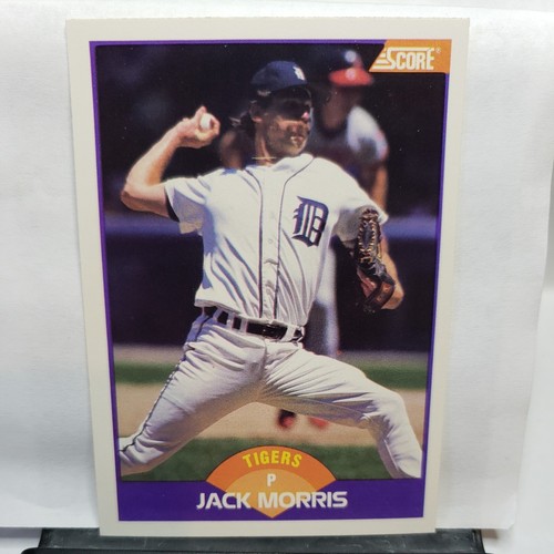 1989 Score Jack Morris Baseball Card #250 Detroit Tigers | eBay