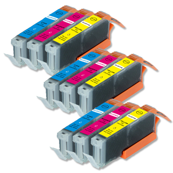 9 COLOR Pack Replacement Ink for Canon CLI-251XL MG5520 MG5522 MG5620 ...