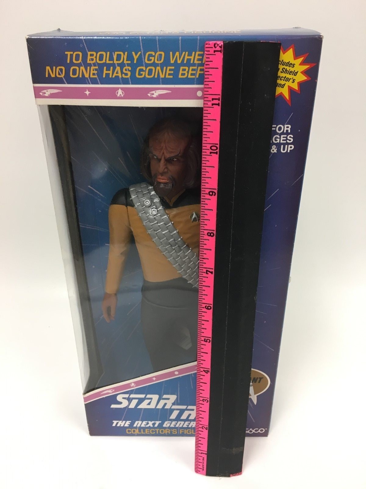 NEW NIB Enesco STAR TREK TNG 10" Action Figure LT WORF | eBay