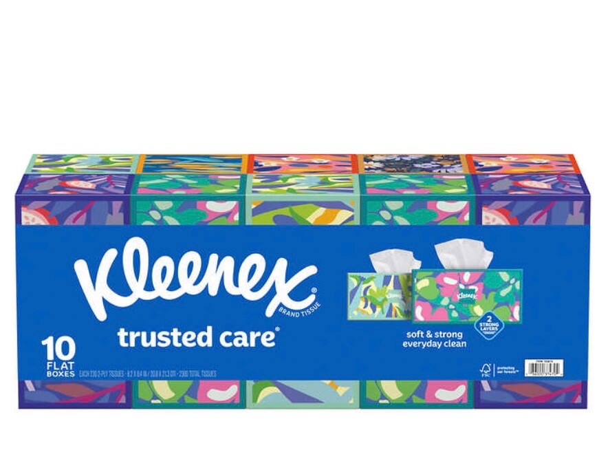 Kleenex 2-Ply White Facial Tissue,230 Count (Pack of 10), Free shipping ...
