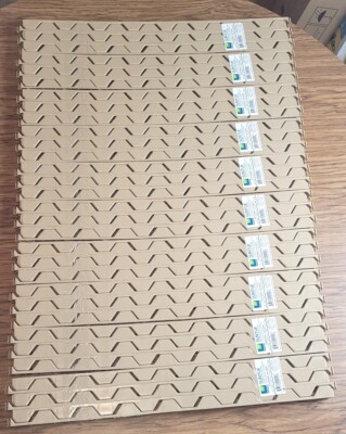 60 pc. LOT SUNTUF 24” CLOSURE STRIPS FOR HORIZONTAL CORRUGATED ROOFING ...