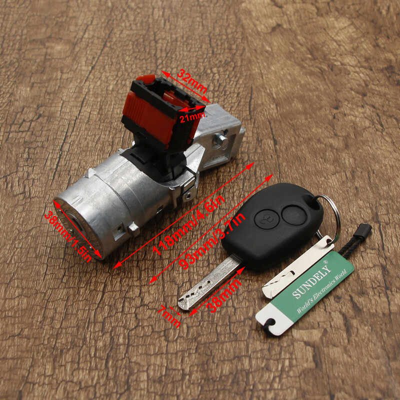 UK Renault Clio Modus Master Trafic Vauxhall Ignition Lock Barrel ...