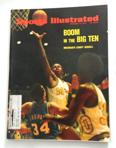 Sports Illustrated December 11 1972 Michigan's Campy Russell | eBay