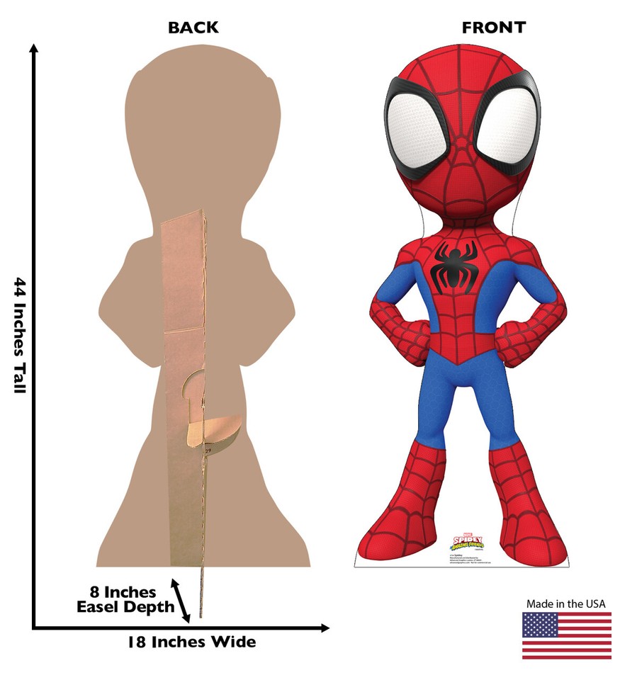 SPIDEY AND HIS AMAZING FRIENDS LIFESIZE CARDBOARD STANDUP STANDEE ...