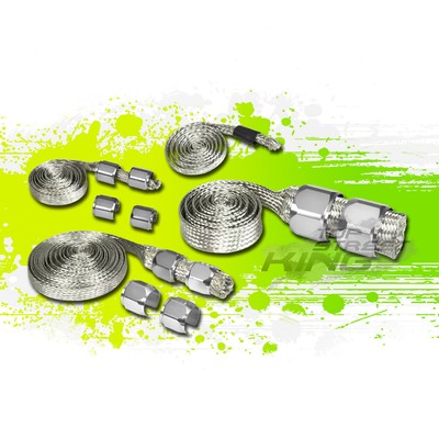 STAINLESS STEEL BRAIDED HOSE COVER/SLEEVE ENGINE/VACUUM/HEATER/FUEL ...