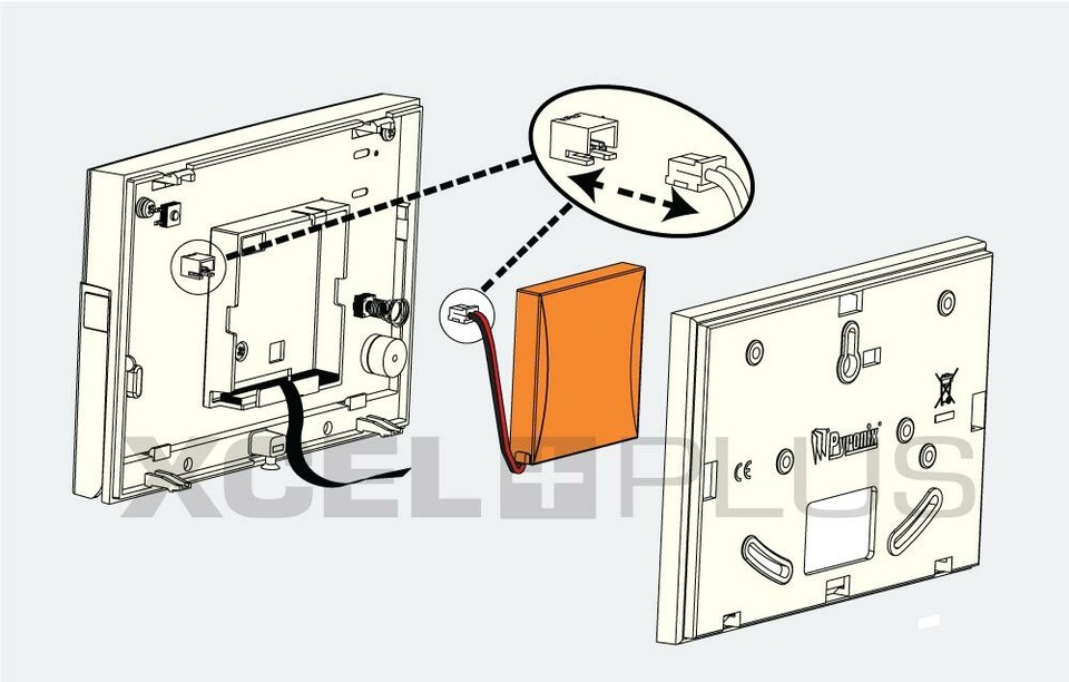 Pyronix DELTABELL Siren DELTABB-WE 3V Bell Box Alarm Battery | eBay