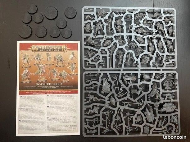 Warhammer AoS NO BOX Maggotkin of Nurgle Rotmire Creed (10) **New on ...