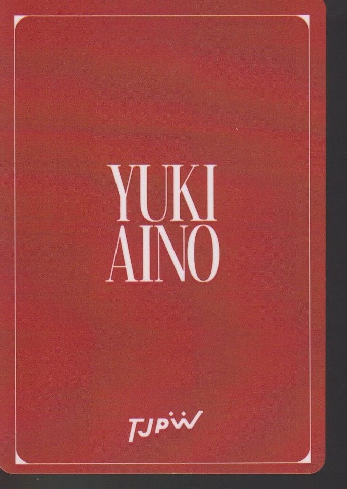 Yuki Aino Tokyo Joshi Pro-Wrestling 2023 Trading Card TJPW RARE | eBay