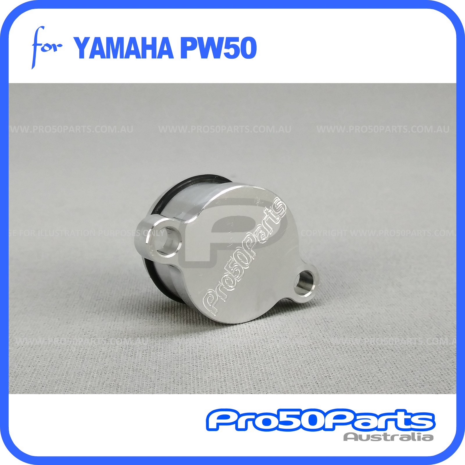 Yamaha PW50 Oil Block Off Plate PeeWee 50 CNC Alloy Oil Pump Block Off ...