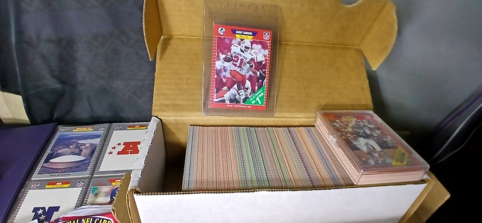 1989 1990 PRO SET FOOTBALL PARTIAL COMPLETE MASTER SET & 15 ERRORs ...