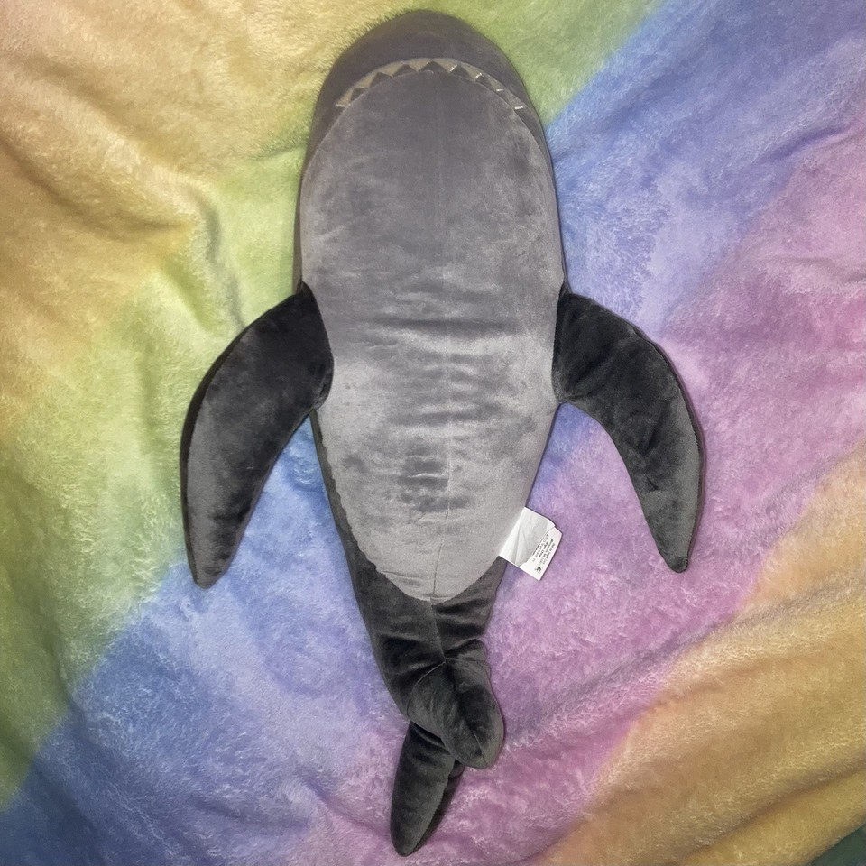 Pillowfort Weighted Plush Grey Shark Throw Pillow - 3 lbs - Target | eBay