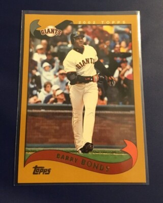 2002 Topps # 500 BARRY BONDS San Francisco Giants SWEET CARD $$ LOOK ...