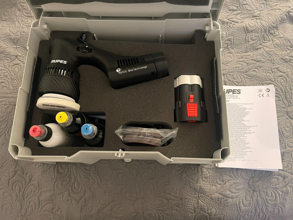 RUPES BIGFOOT HLR75/LUX iBRID CORDLESS MINI POLISHER-NEW | eBay