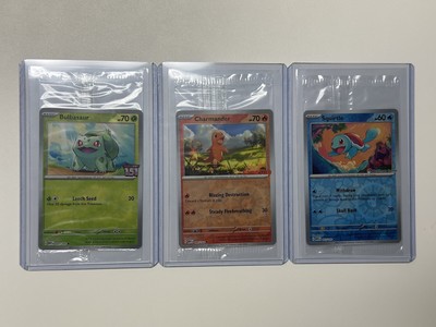 Bulbasaur Charmander Squirtle Best Buy GameStop Pokemon Center 151 ...