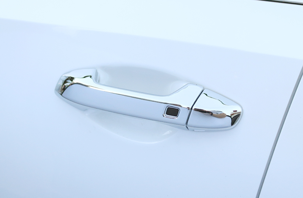 LHD Smart Keyhole Door Handle Lid Chrome Cover Trim For 2019-2021 Kia ...