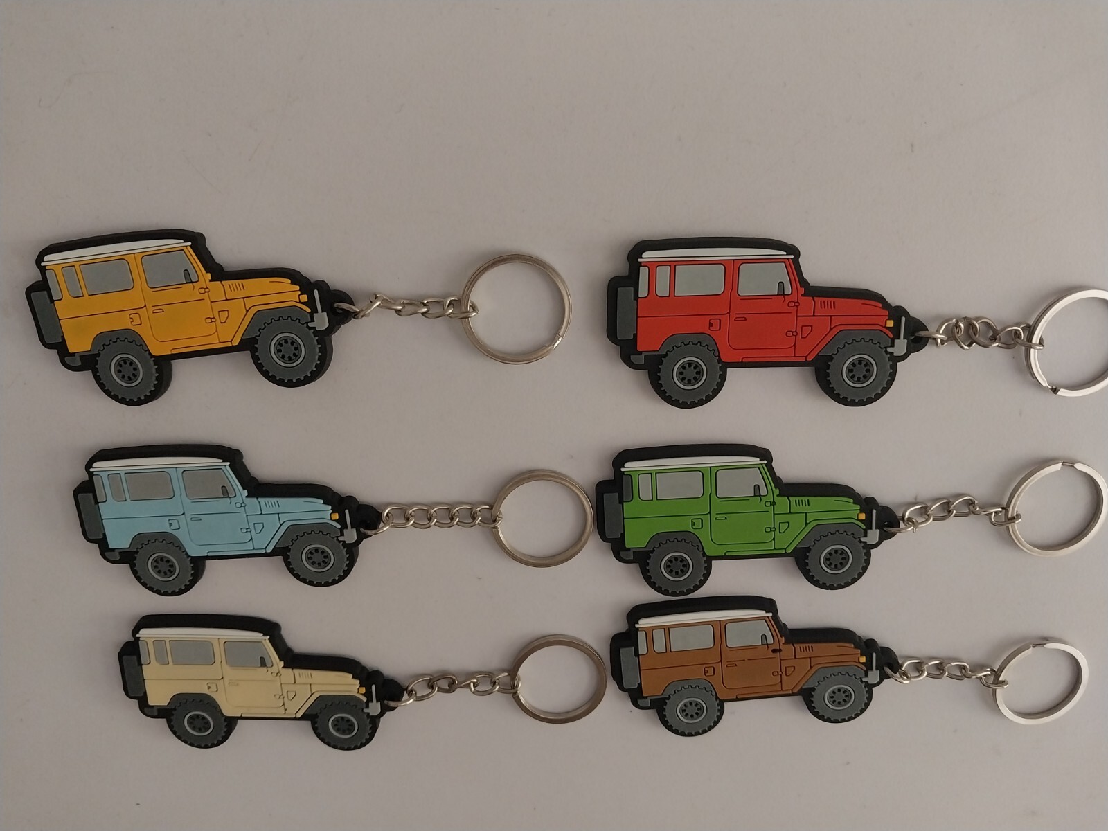 TOYOTA LAND CRUISER FJ40 FJ45 BJ40 BJ42 Rubber Keychain 6 pcs | eBay