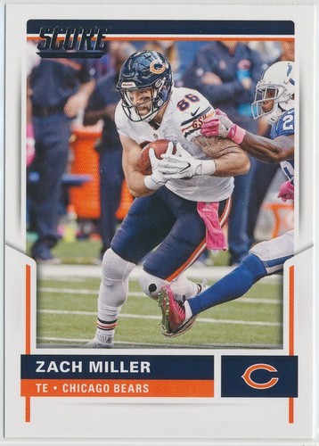 Zach Miller - Chicago Bears - 2017 Panini Score Football - Base - #7 | eBay