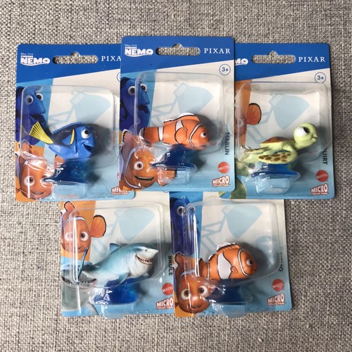 Disney Pixar Finding Nemo Mattel Micro Collection - Cake Toppers - Set ...
