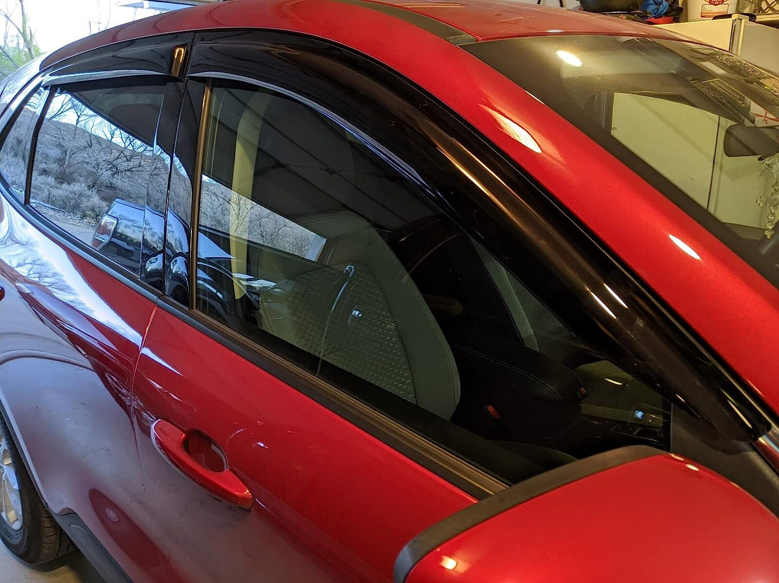 Tape-on Window Vent Visors Rain Guards Wind Deflectors For 2020-2025 ...