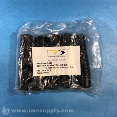 Rubber Dynamics PVCG-029 Pack of 6 Ribbed Surface Finger Grips 5242 | eBay