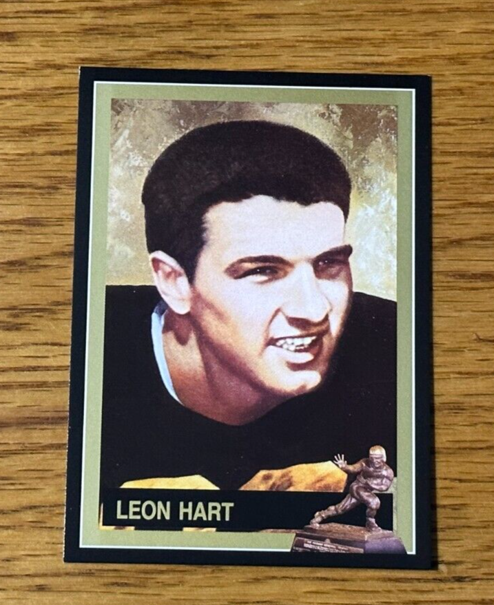 LEON HART 1991 The Heisman Collection #15 | eBay