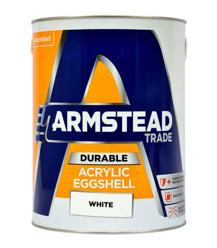 Eggshell White Mid Sheen Finish Acrylic Durable Paint Armstead Trade 5 ...