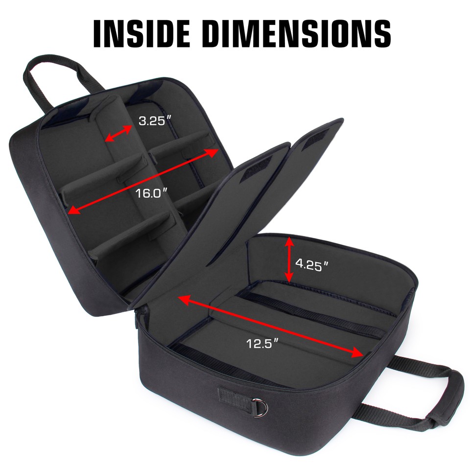 USA Gear XL MTG Deck Box Bag Travel Case - Large MTG Card Storage Bag ...