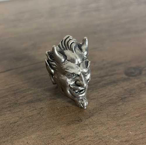 Coop x Han Cholo Devil Head Ring 925 Sterling Silver Size 10 Extremely ...