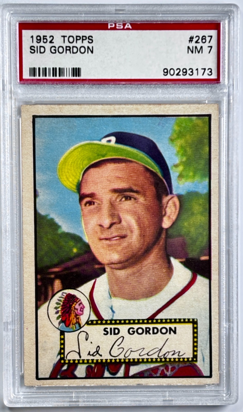 1952 Topps #267 Sid Gordon PSA 7 - NM | eBay