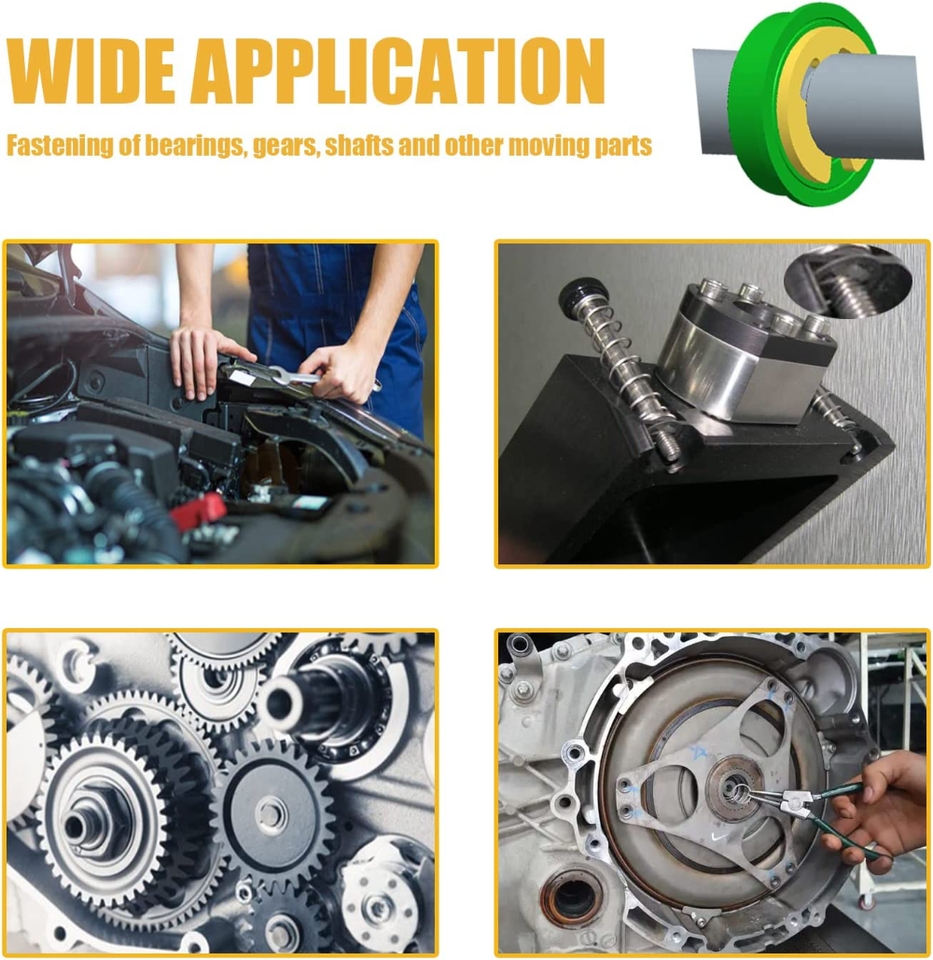 600PCS 304 Stainless Steel E-Clip Circlip External Retaining Ring ...