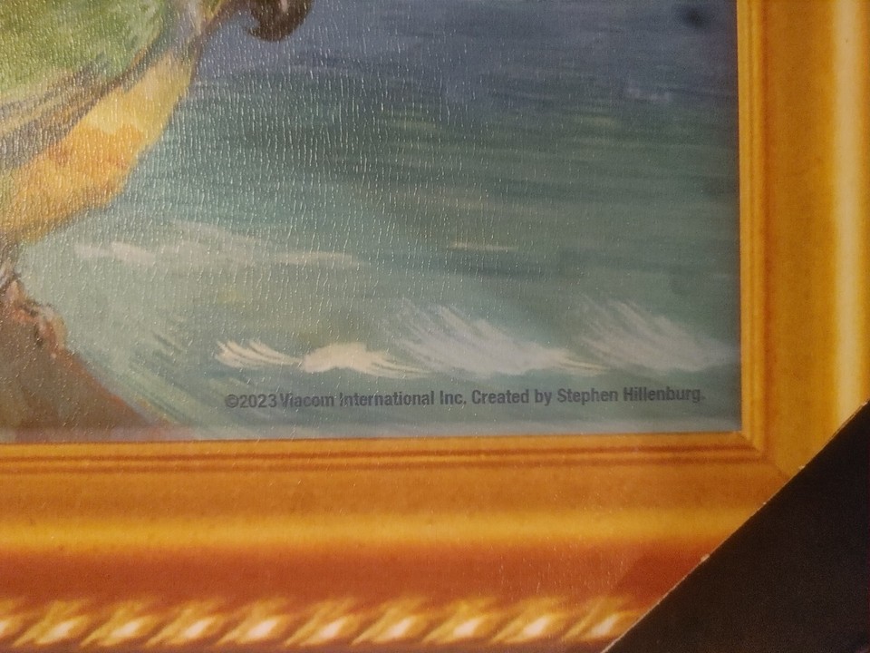 Spongebob Squarepants Painty The Pirate Patchy Painting Wall Art ...