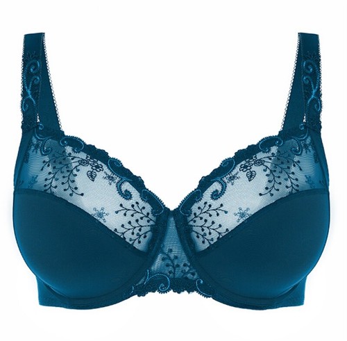 NWT Simone Perele 32F Delice Full Coverage Bra 12X320 Teal 117898 | eBay