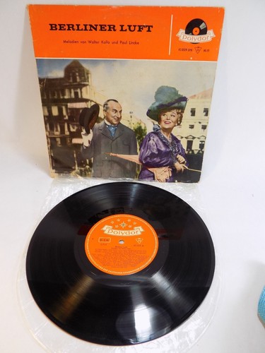 WALTER KOLLO & PAUL LINCKE LIGHT BERLIN 10" ALBUM POLYDOR RECORDS 45039 ...