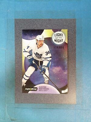 SC1) 2023 Synray AUSTON MATTHEWS 178/699 Light Up The Night Maple Leafs ...
