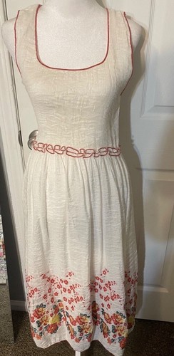 Max edition dress white spring Easter cottage core boho maxi small | eBay