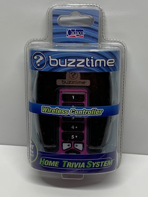 2 Buzztime Wireless Controller Pink & Purple Home Trivia System Cadaco ...