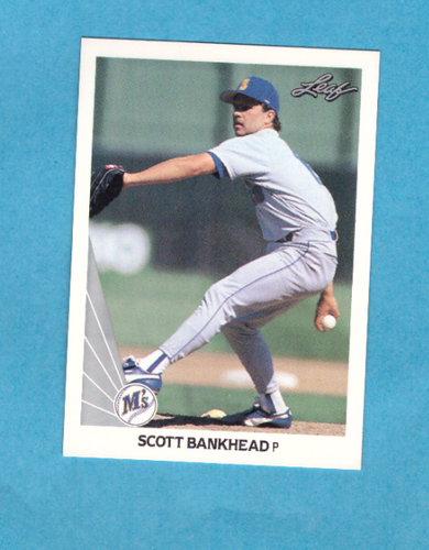1990 Leaf Baseball card #127 Scott Bankhead Mariners | eBay