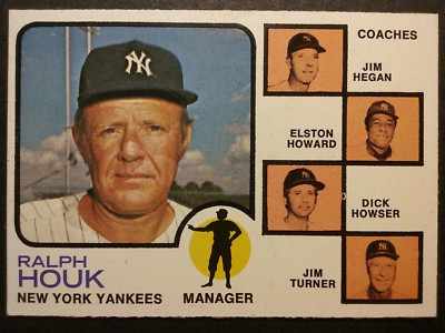 1973 TOPPS BASEBALL #116 RALPH HOUK YANKEES NEARMINT | eBay