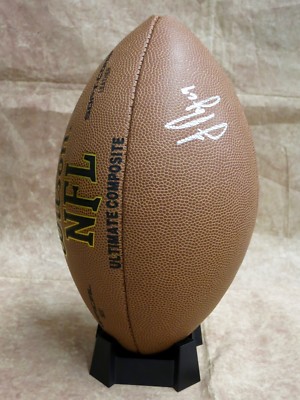 John Runyan Philadelphia Eagles Signed NFL Wilson Football LOM COA ...